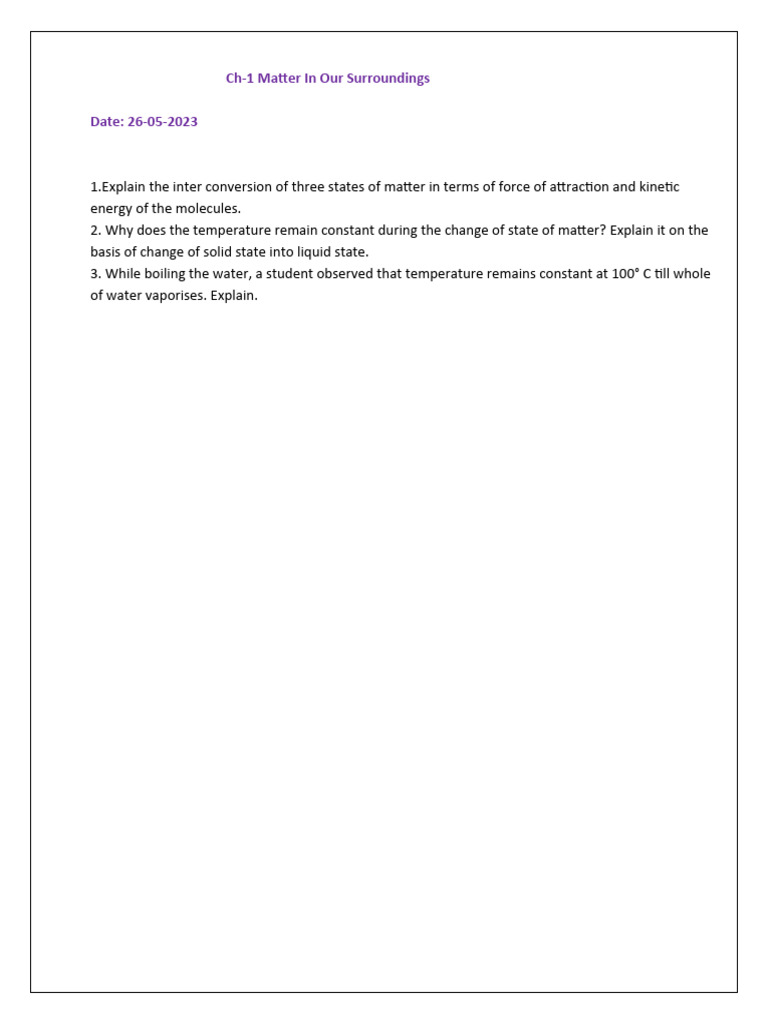 CH 1 Assignment | PDF