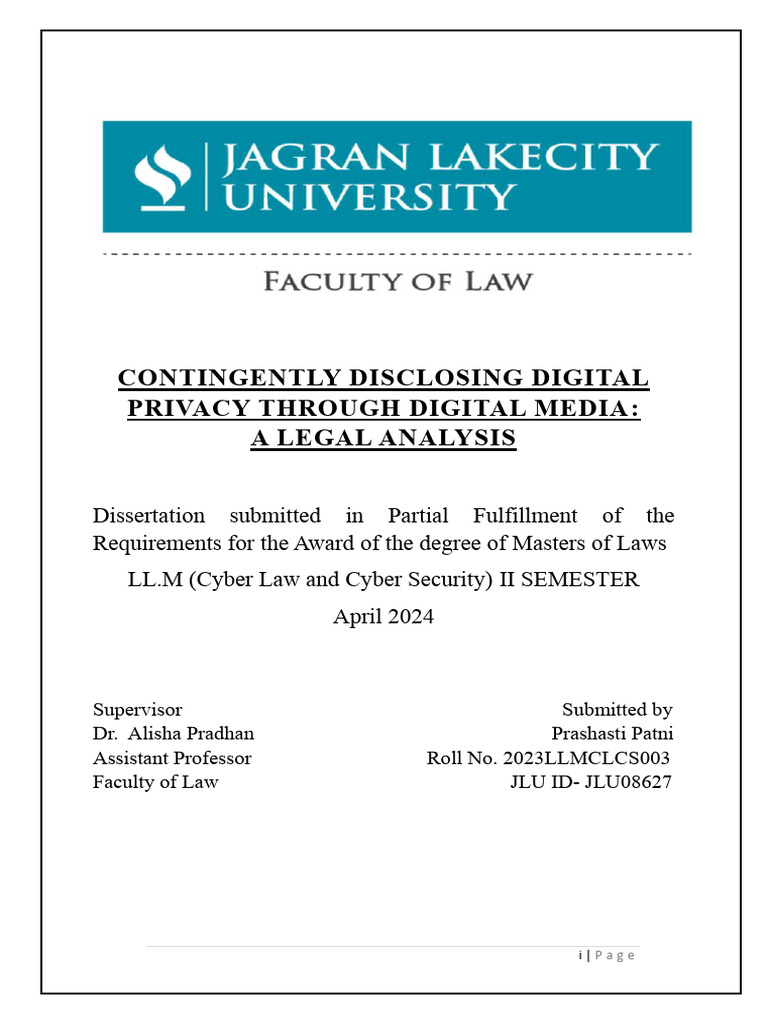 Final Dissertation 103 Download Free Pdf Privacy Griswold V