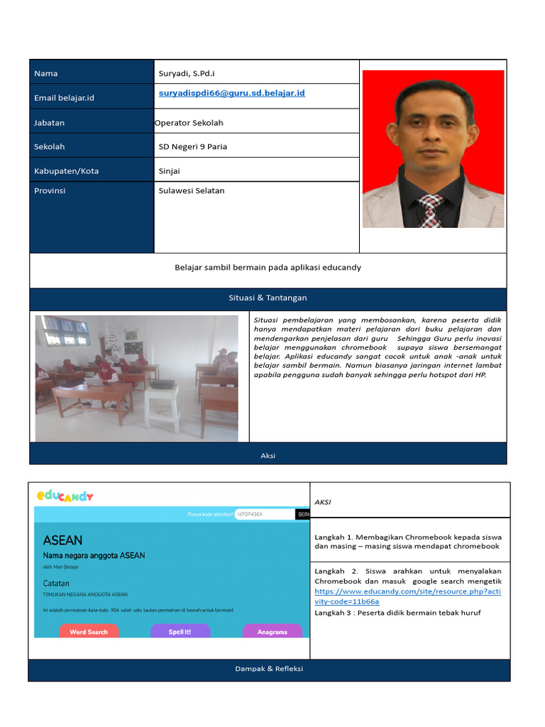 Inovasi Pembelajaran dengan Educandy | PDF
