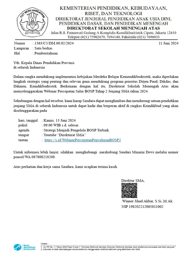 Surat Himbauan | PDF