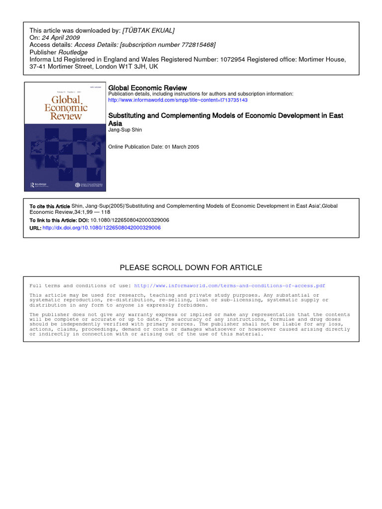 East Asian Economic Development Models | PDF | East Asia | Economy Of ...
