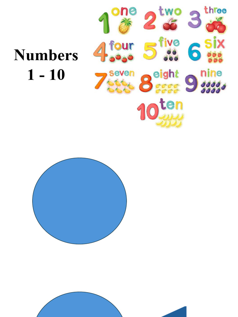 Numbers and Colors for Kids | PDF