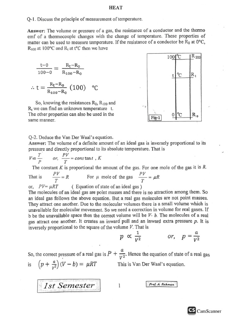 Heat & Thermodynamic | PDF