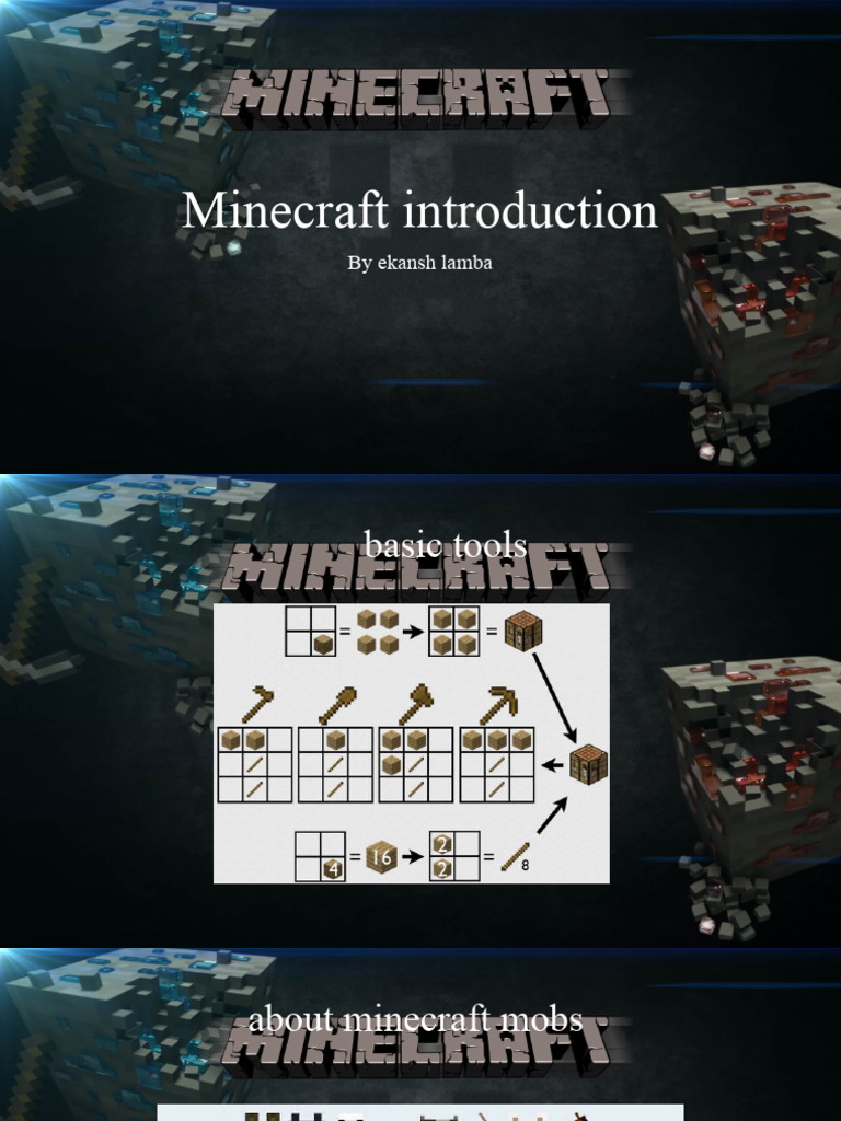 Minecraft Introduction Pdf
