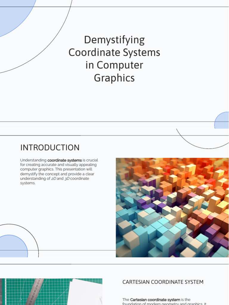 Coordinate Systems in Graphics | PDF
