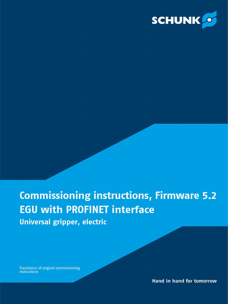 EGU V52 Commissioning Instructions For PROFINET | Download Free PDF | Input/Output | Booting