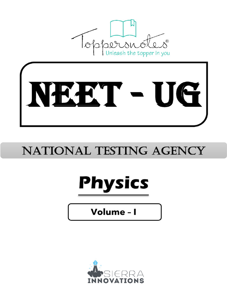 Neet Ug Eng Physics Vol 1 | PDF