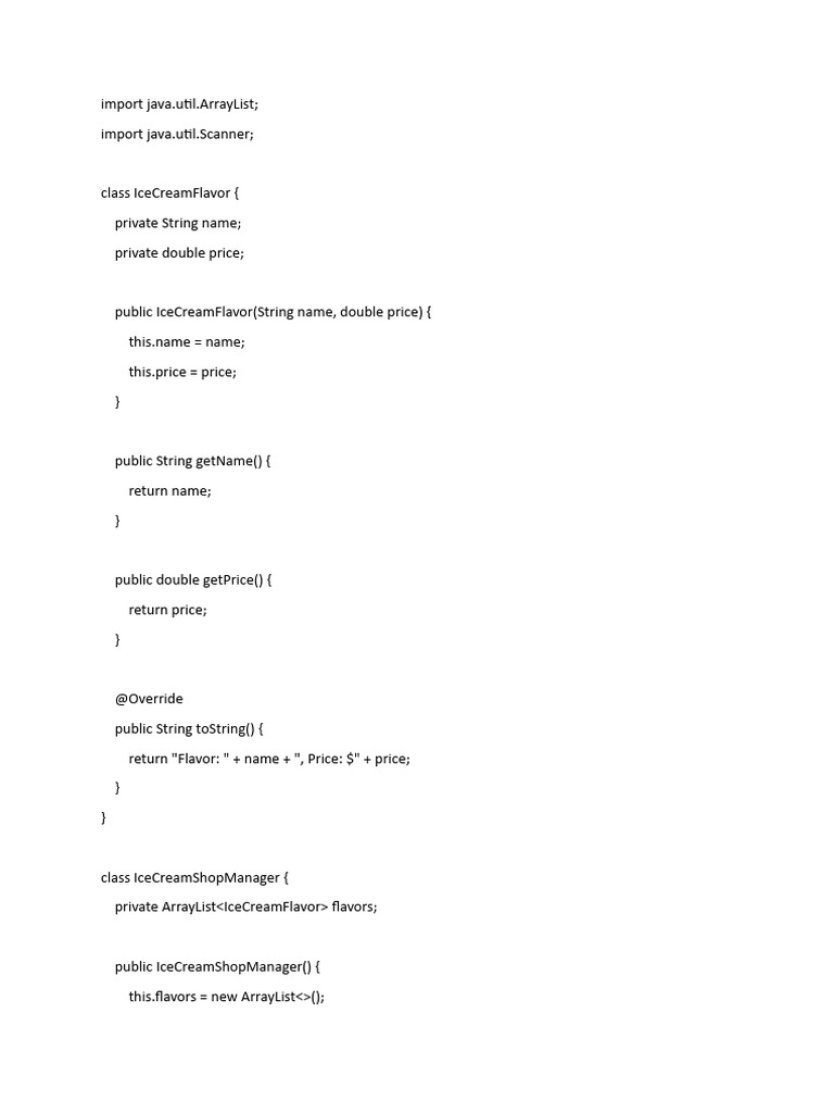 icecream_parlour_management | PDF | Boolean Data Type | Computer Programming