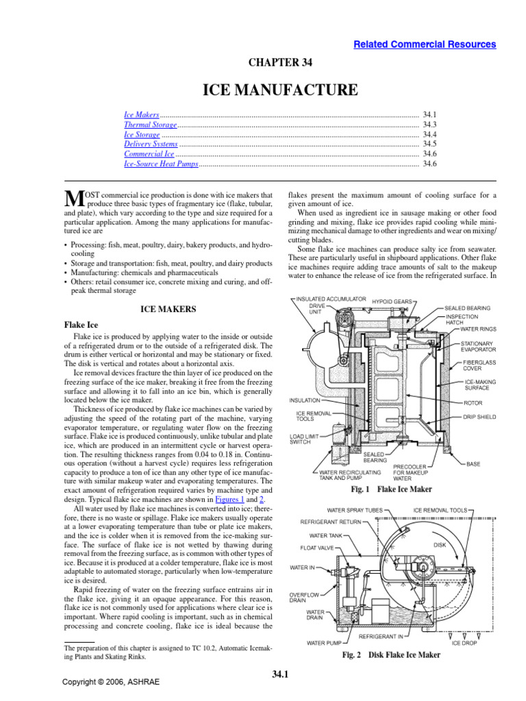 Ice Manufacture: Ice Makers Thermal Storage Ice Storage Delivery ...
