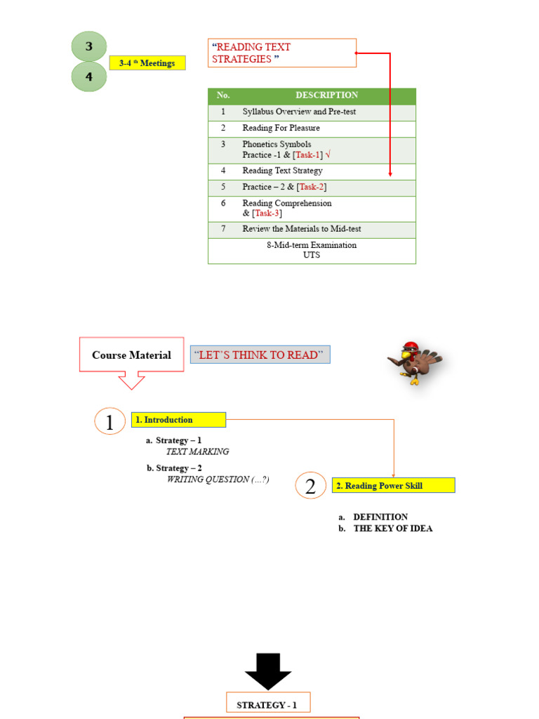 3 4 Reading Text Strategy | PDF | Pineapple