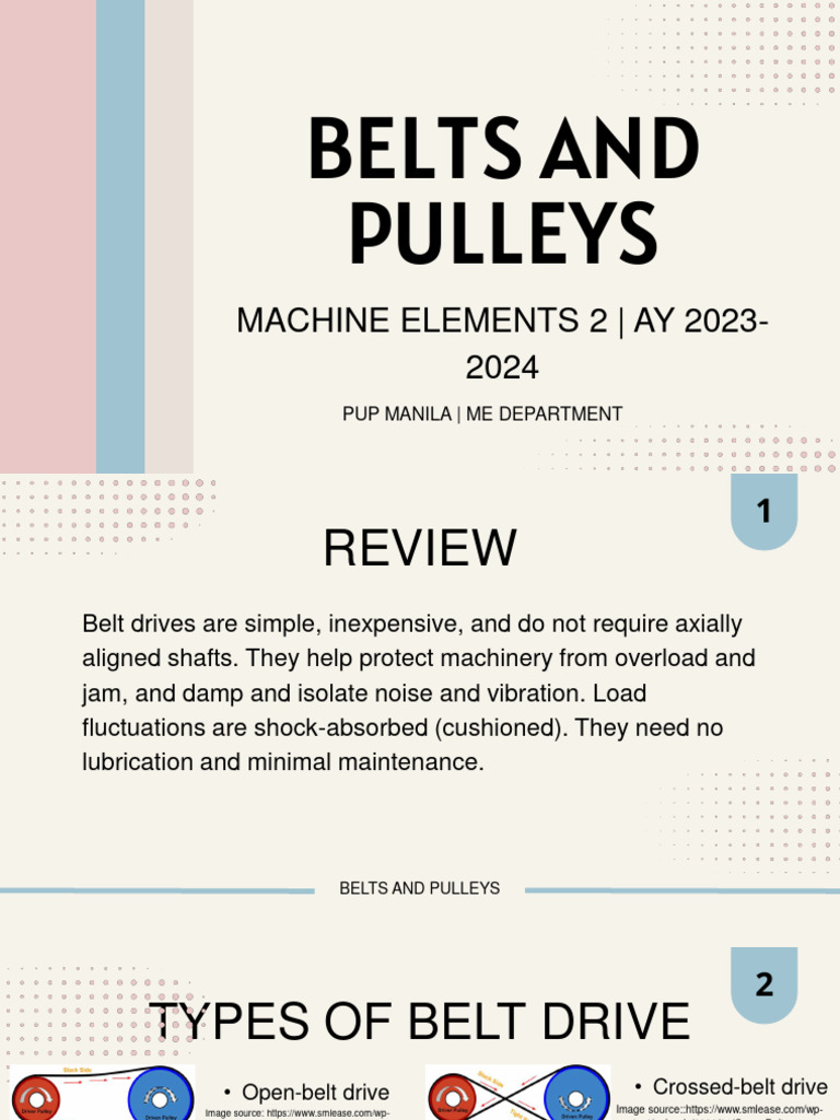 Belts and Pulleys PT 2 | PDF | Belt (Mechanical) | Mechanical Engineering