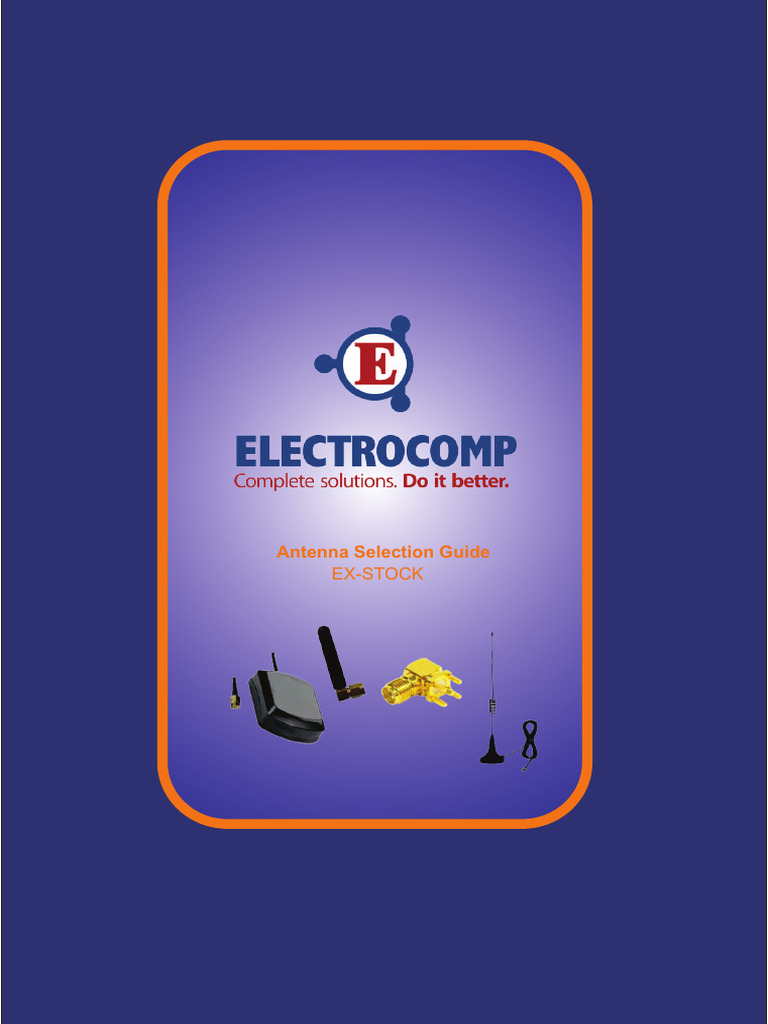 Electrocomp Antenna Solutions | PDF | Antenna (Radio) | Coaxial Cable