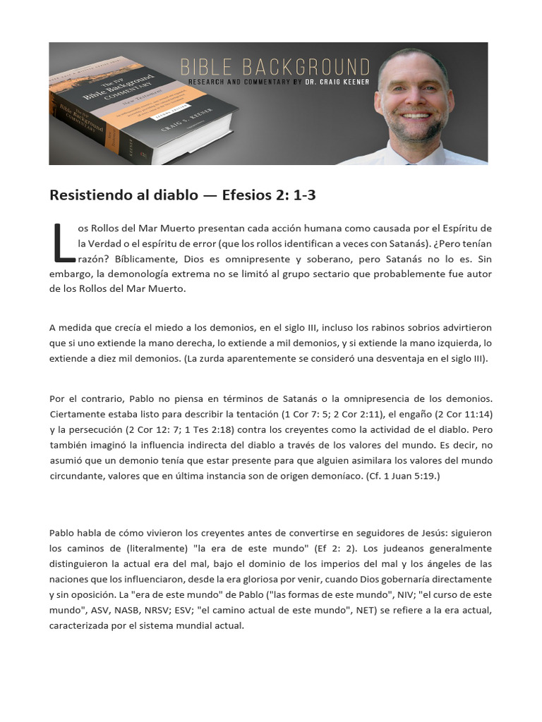 Resistir al Diablo en la Vida Diaria | PDF | Demonios | Satán