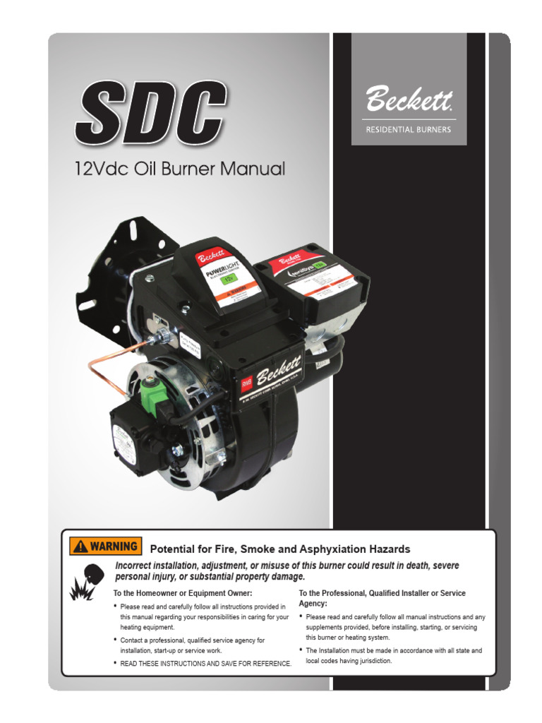 SDC-12v-Burner-Manual | PDF | Pump | Fuse (Electrical)