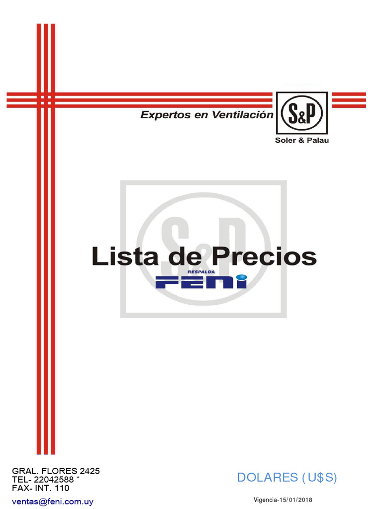 VIEJA - LISTA S&P VIG-15!01!2018 Dolares 1.compressed | PDF