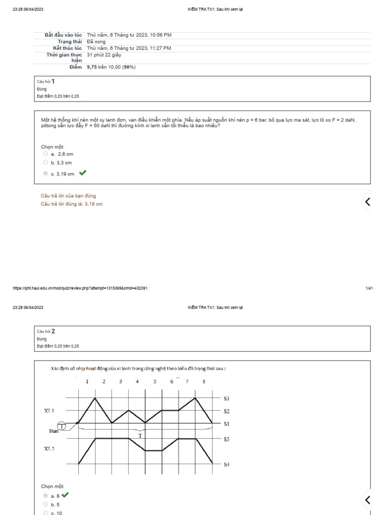 KIỂM TRA TX1 - Sau khi xem lại | PDF