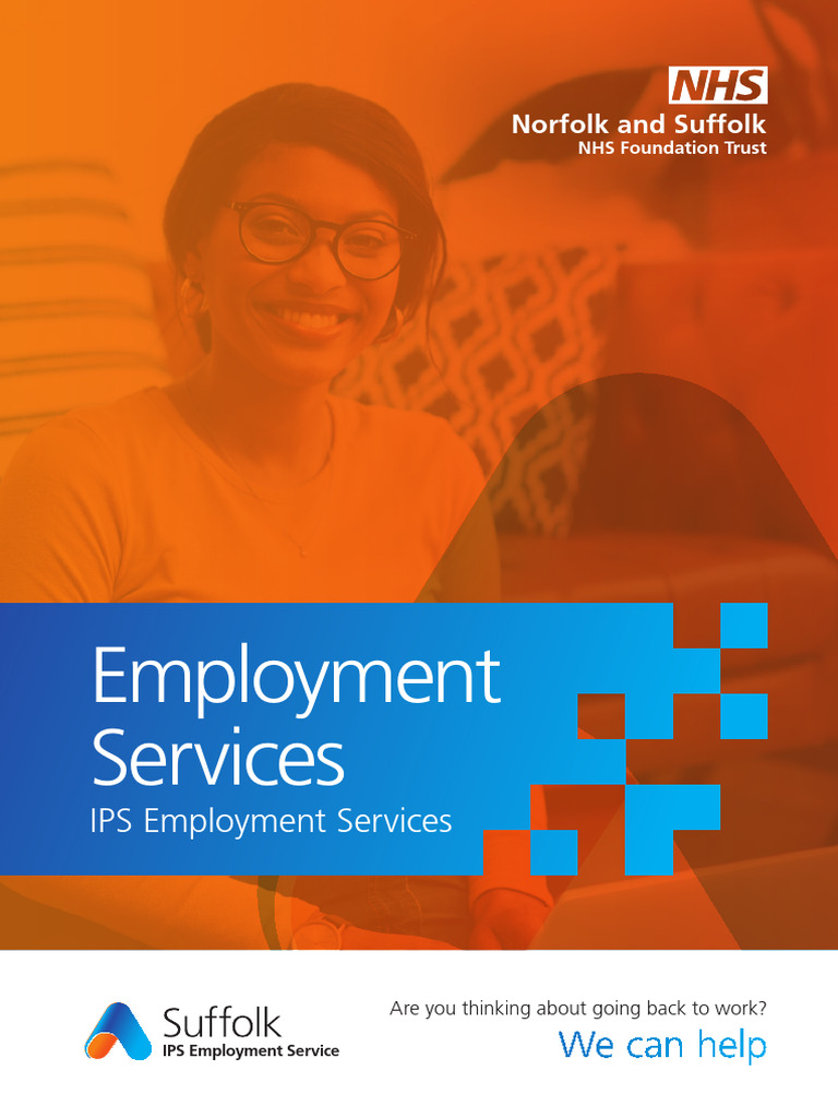 Suffolk Ips Leaflet | PDF | National Health Service | Employment