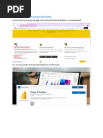 PowerBI Installation Guide April 2025 | PDF | Graphical User Interfaces | Computing Platforms