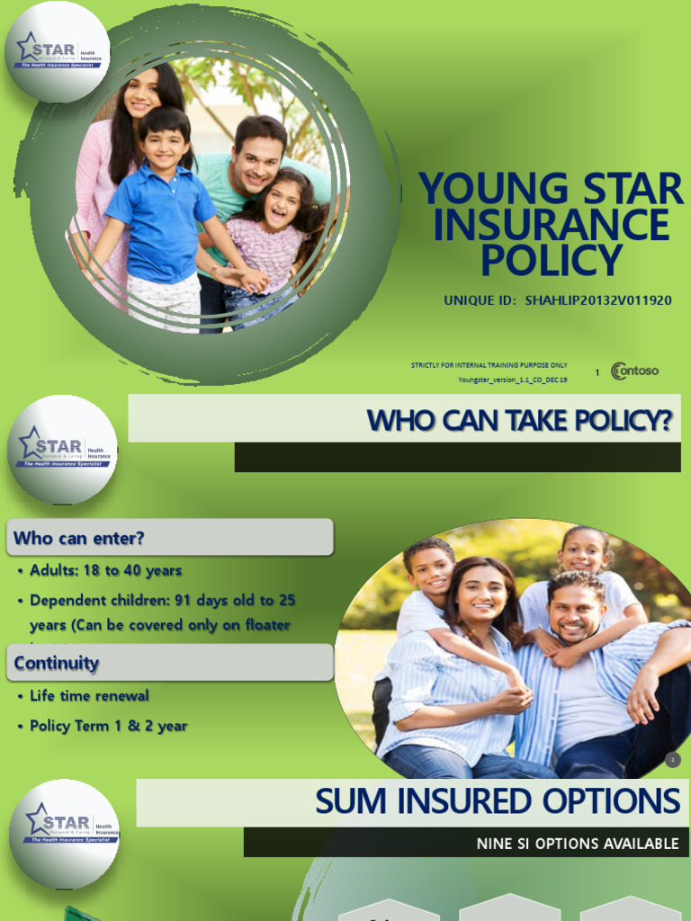 Young Star Insurance Policy Overview | PDF | Insurance | Chronic Condition