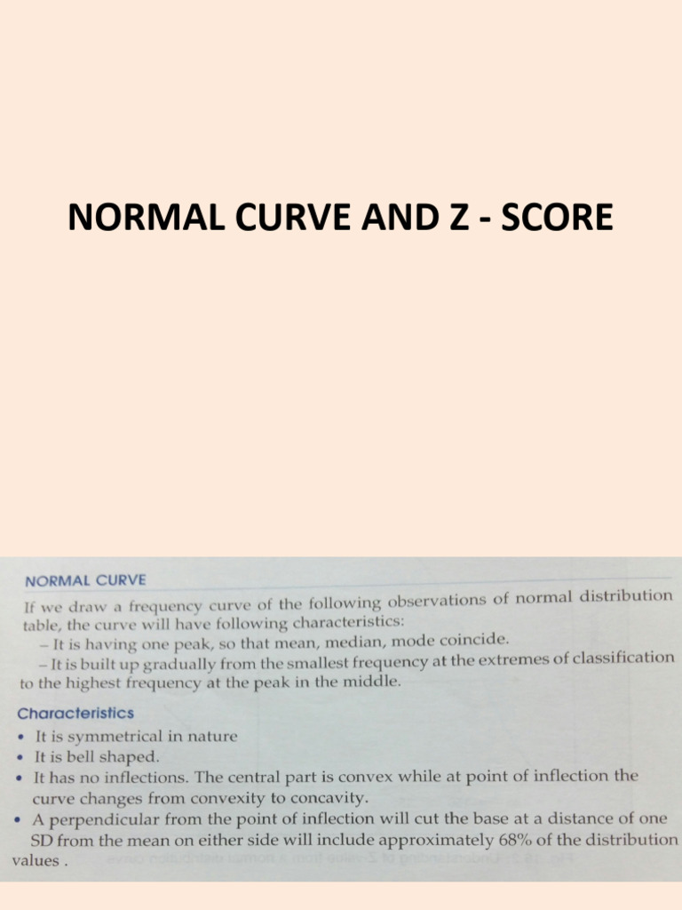 Understanding Normal Distribution & Z-Scores | PDF | Standard Deviation ...