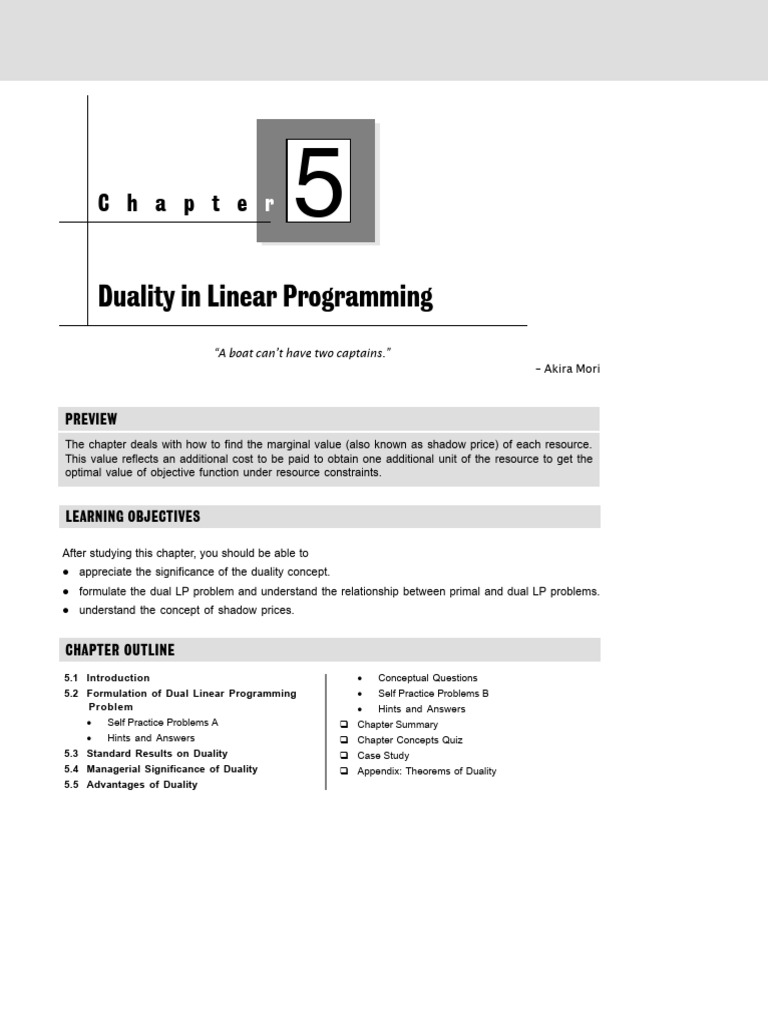 CA02CA3103 RMTLPP - Duality | PDF | Linear Programming | Mathematical Optimization