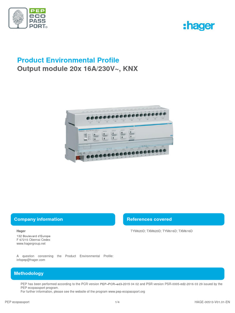 Pep Hager TXM620D Hage-00513-V01.01-En 942020 | PDF | Life Cycle ...