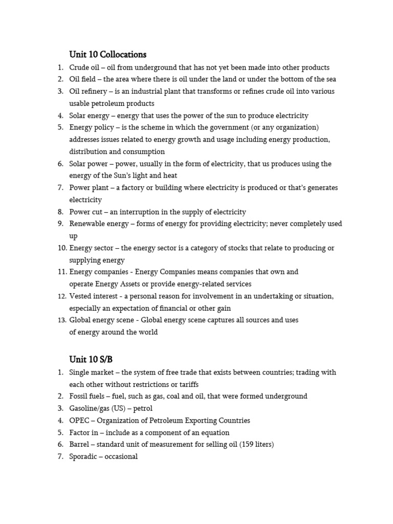 Unit 10 Intelligent Business | PDF | Petroleum | Energy Industry