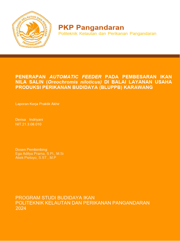 Laporan KPA Nila Salin BLUPPB | PDF