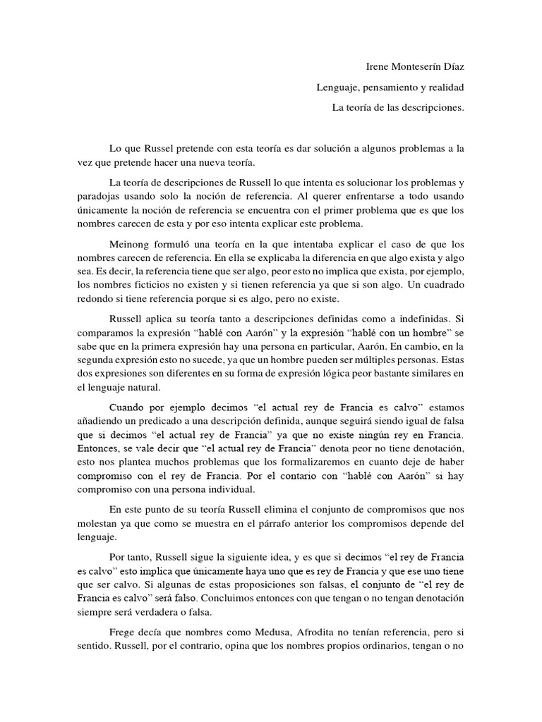 ensayo 2 lenguaje, pensamiento y realidad | Descargar gratis PDF ...
