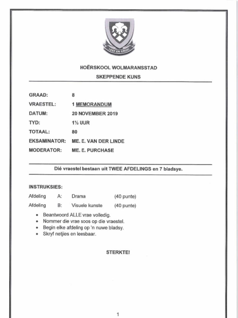 GR 8 KK MEMO - K9q5w7ZGSIutBL8ZkAs0 | PDF