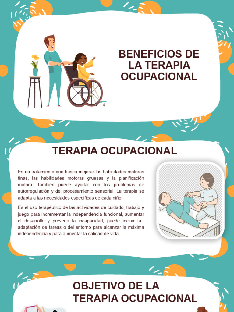4 y 5 Abril - Beneficios de La Terapia Ocupacional | PDF | Terapia ...