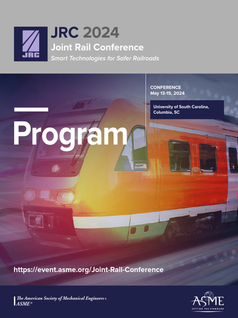 JRC-2024-Final-Program 2024-05-15 13 - 40 - 24 | PDF | Rail Transport ...