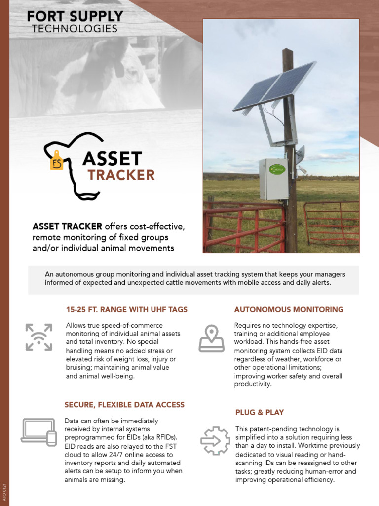 UHF Asset Tracker for Animal Monitoring | PDF | Radio Frequency ...