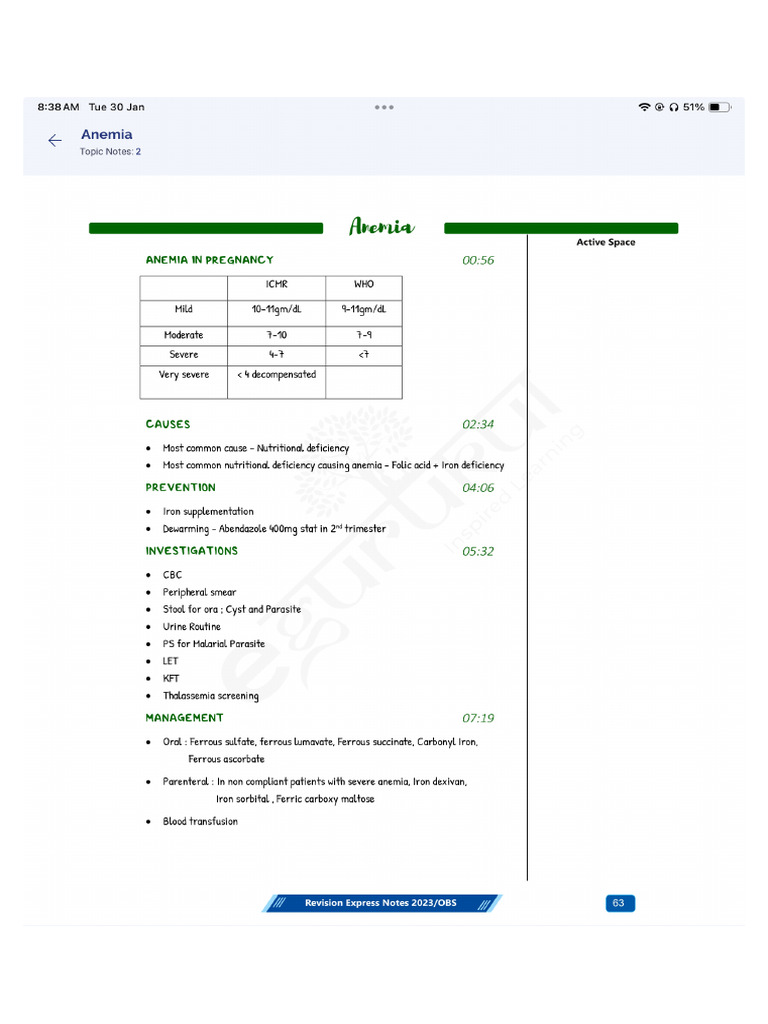 17 Anemia | PDF