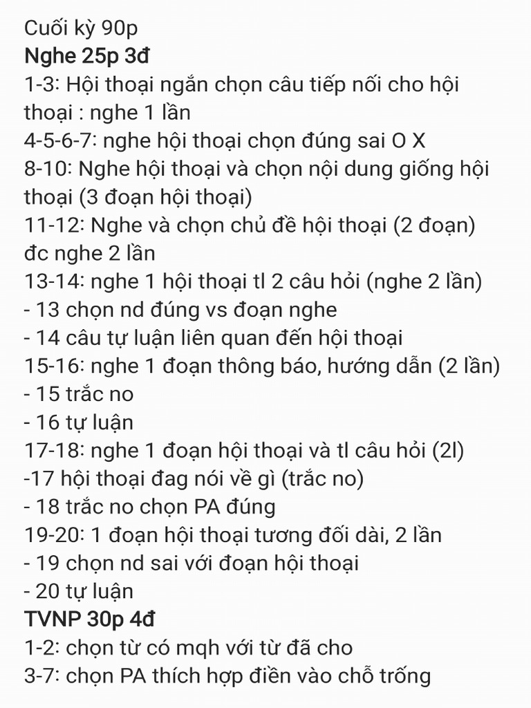 FORM ĐỀ CUỐI KỲ TH2B _240506_072611 | PDF