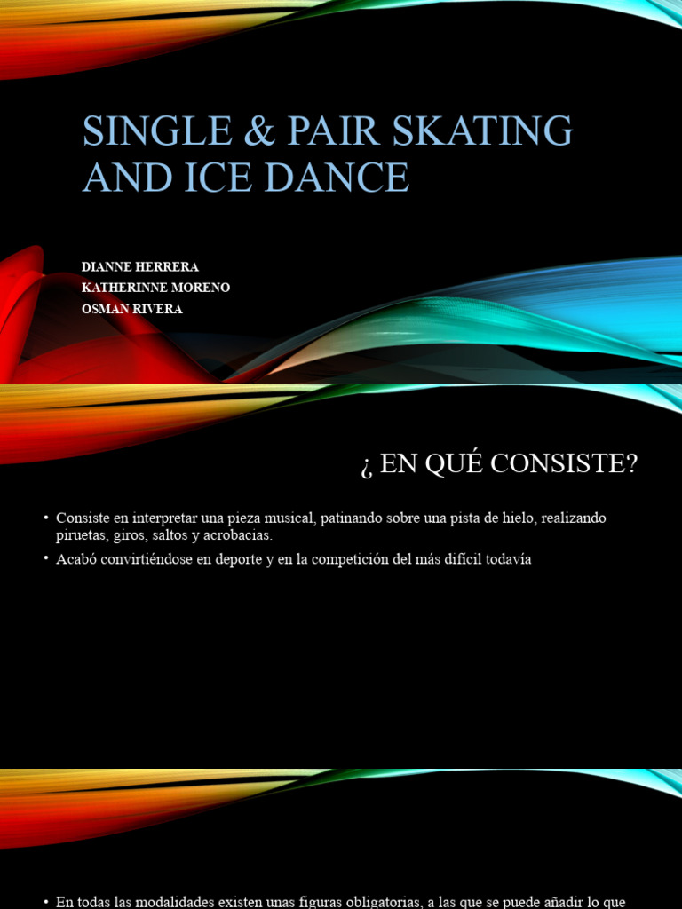 Single & Pair Skating and Ice Dance | PDF | Patinaje Artístico | Juegos ...