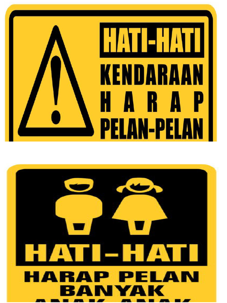 Hati2 Pelan2 Berkendaraan | PDF