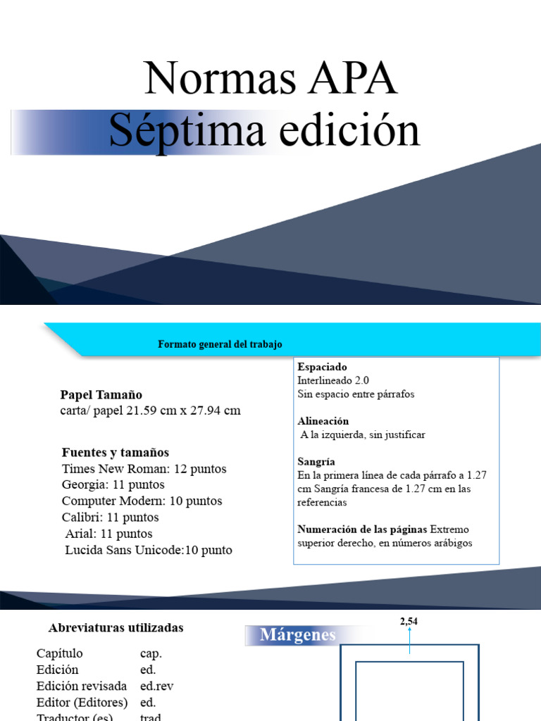 Normas APA Séptima Edición | PDF | Publicación | Estilo apa