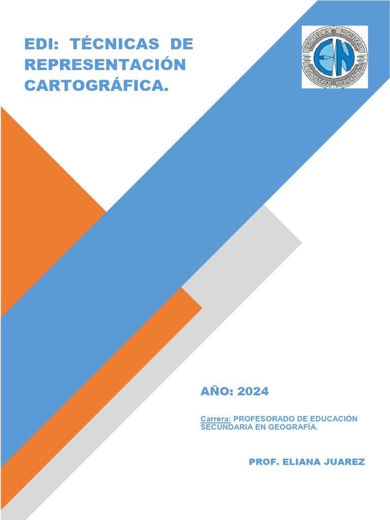 Cuadernillo- EDI- Tecnicas de rep cart- 2024- Prof. Juarez | Descargar ...
