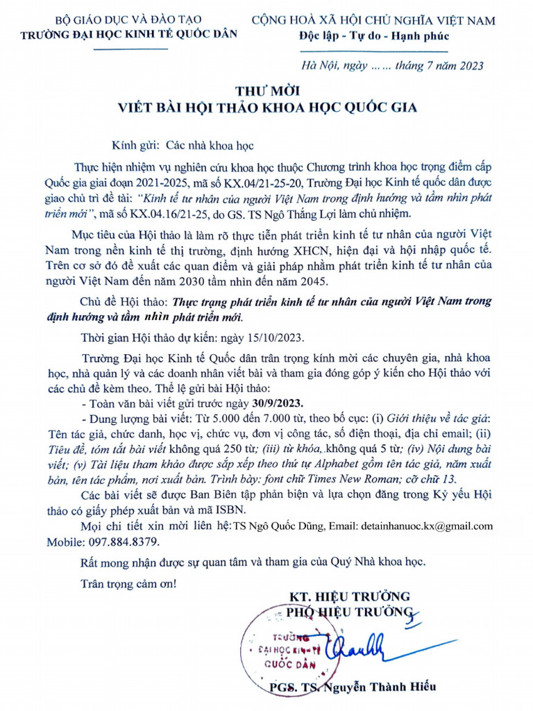 Thu moi hoi thao KX | PDF