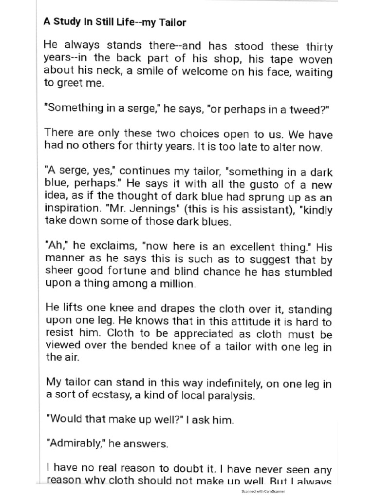 My Tailor | PDF