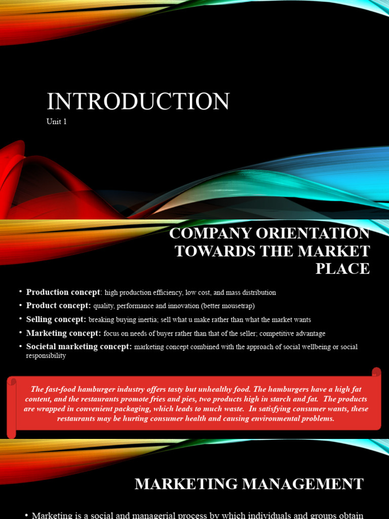CH - 1 Introduction | Download Free PDF | Marketing | Value (Economics)