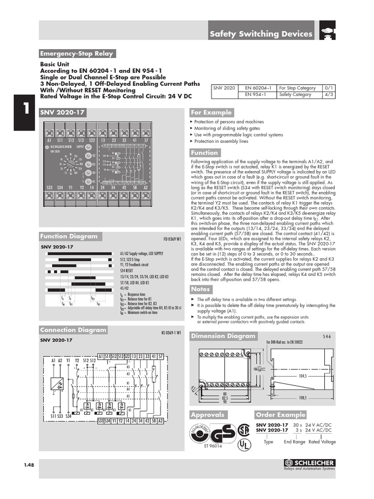 SNV 2020 | PDF | Relay | Power Supply