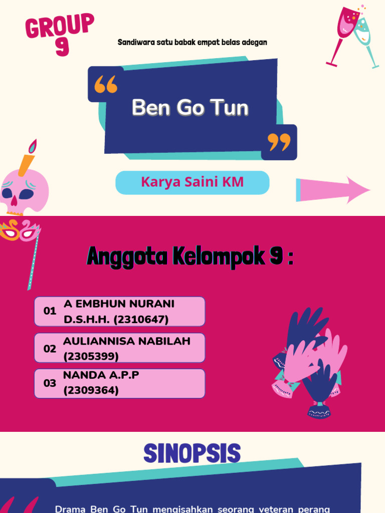 Apresiasi Tulis Naskah Ben Go Tun - Kelompok 9 | PDF