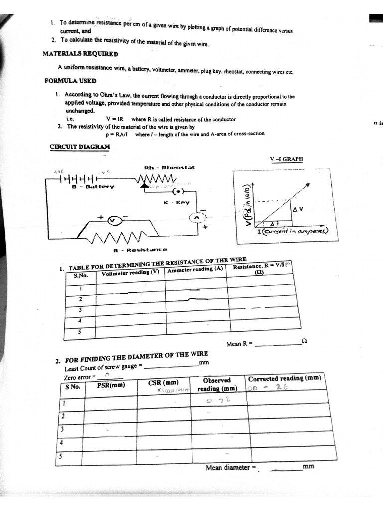 physics experiment 2[1] | PDF