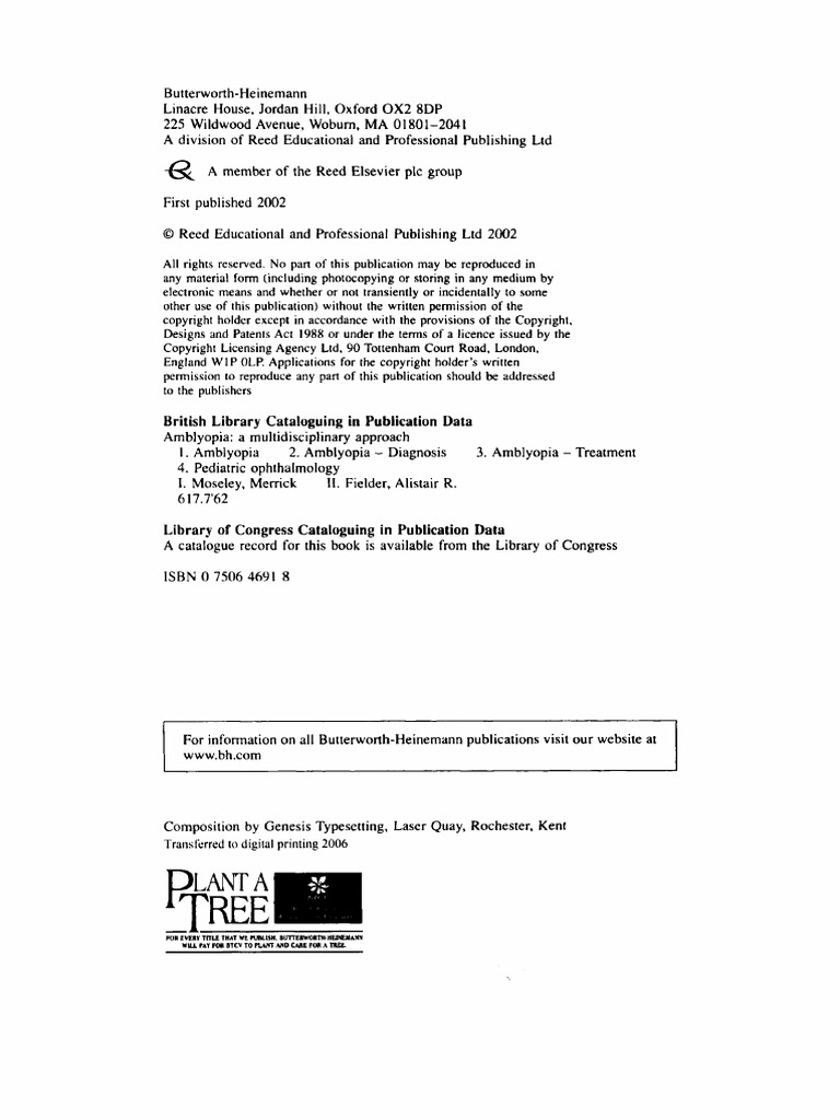 Amblyopia A Multidisciplinary Approach | PDF | Visual Acuity | Contrast ...