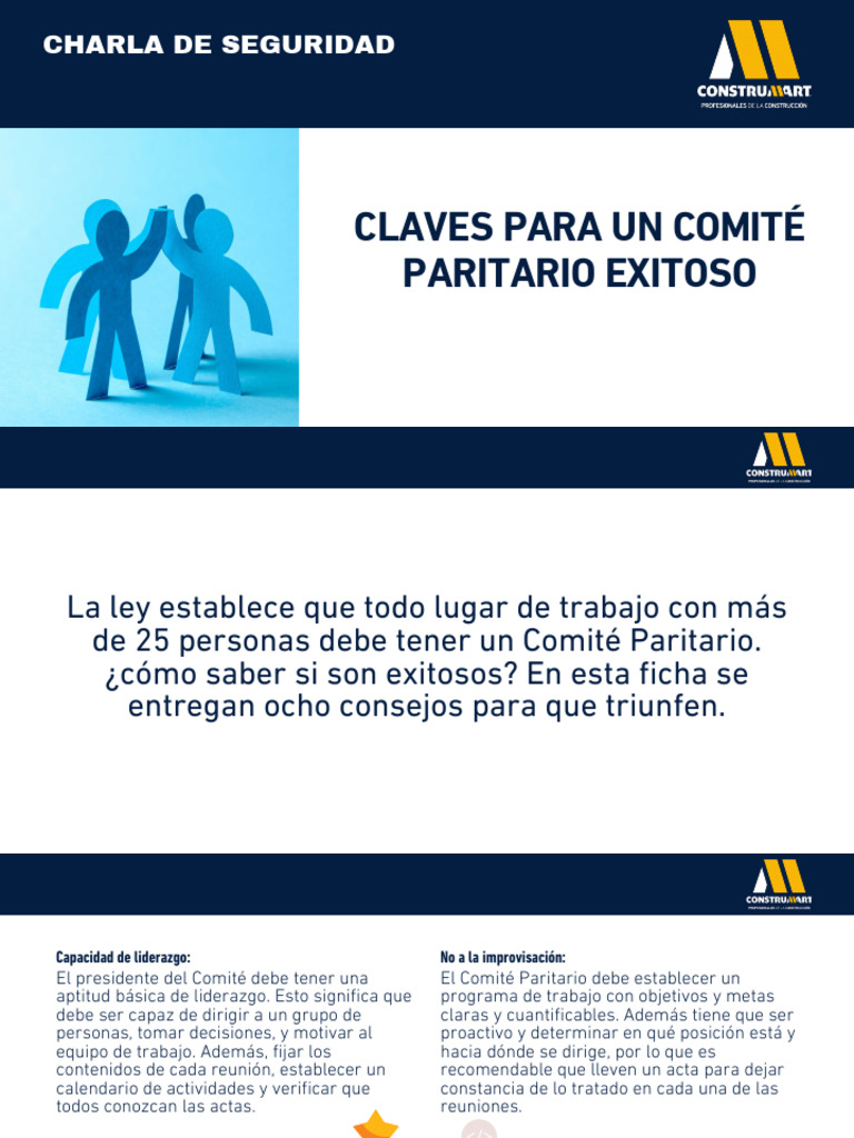 Claves Para Un Comité Paritario Exitoso | PDF