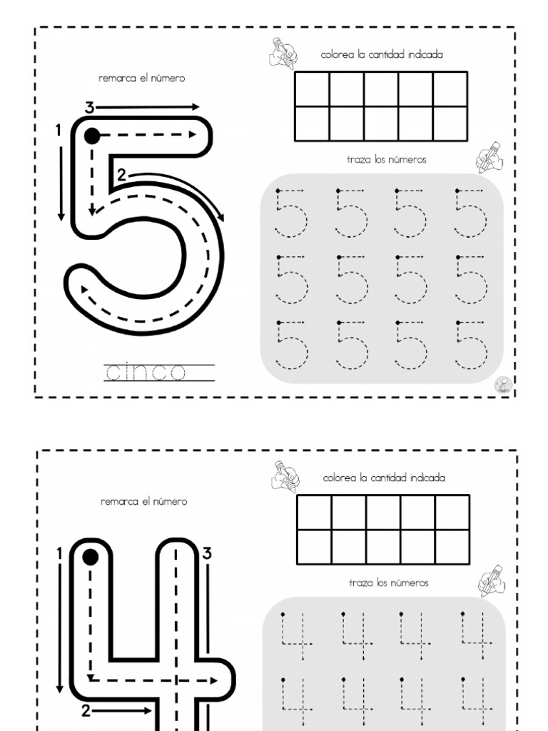 Trazos Numeros | PDF
