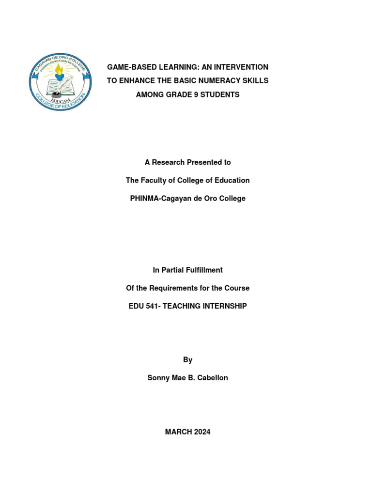 Cabellon Cbar | PDF | Constructivism (Philosophy Of Education) | Learning