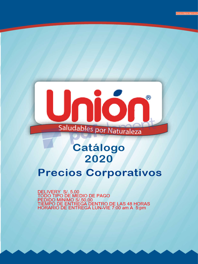Catalogo Union Setiembre 2020 | PDF | Cocina | Cereales